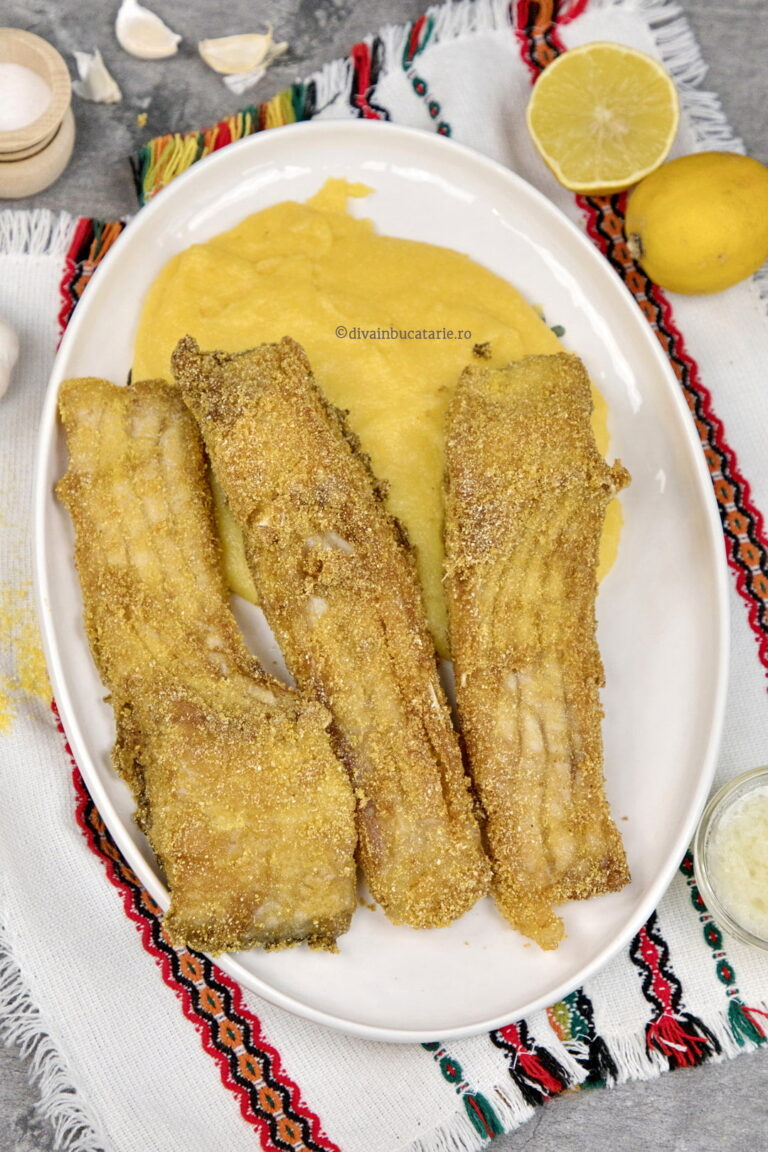 Peste prajit cu malai - Diva in Bucatarie