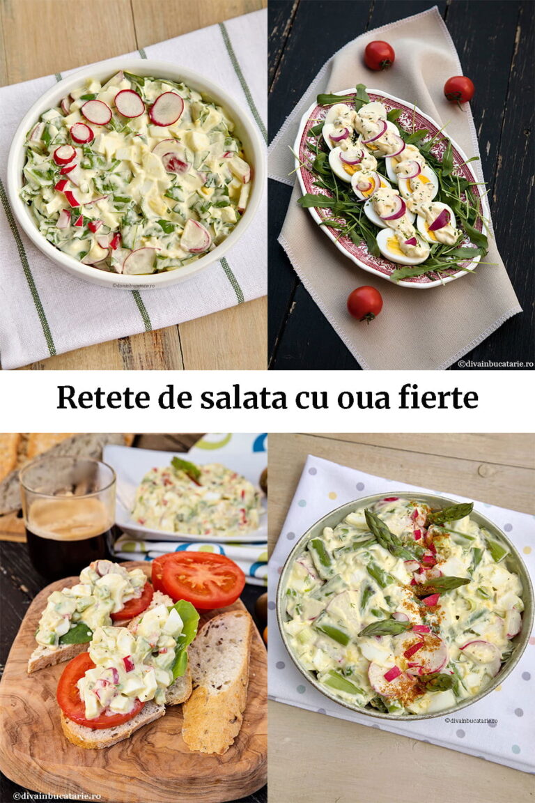 Retete de salata cu oua fierte - Diva in Bucatarie