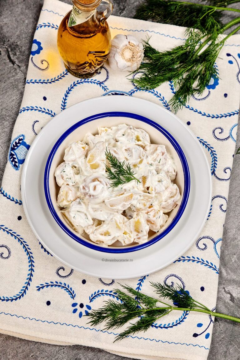 Salata de cartofi cu iaurt si marar - Diva in Bucatarie